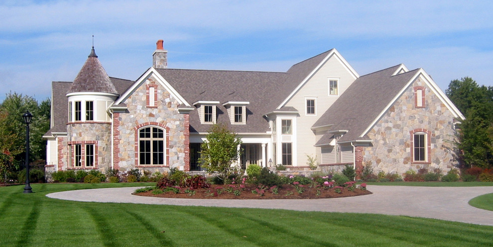 Custom Country Home - Suffield, CT - Traditional - Exterior ...