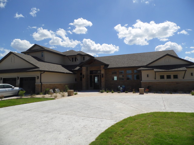 Custom Craftsman Style Front Elevation - Craftsman - Exterior - Austin ...