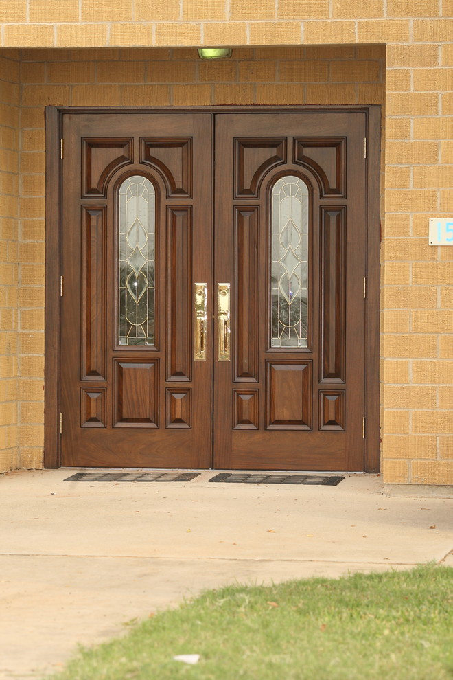 Custom Double Entry Doors - Traditional - Exterior - Austin - by Acme ...