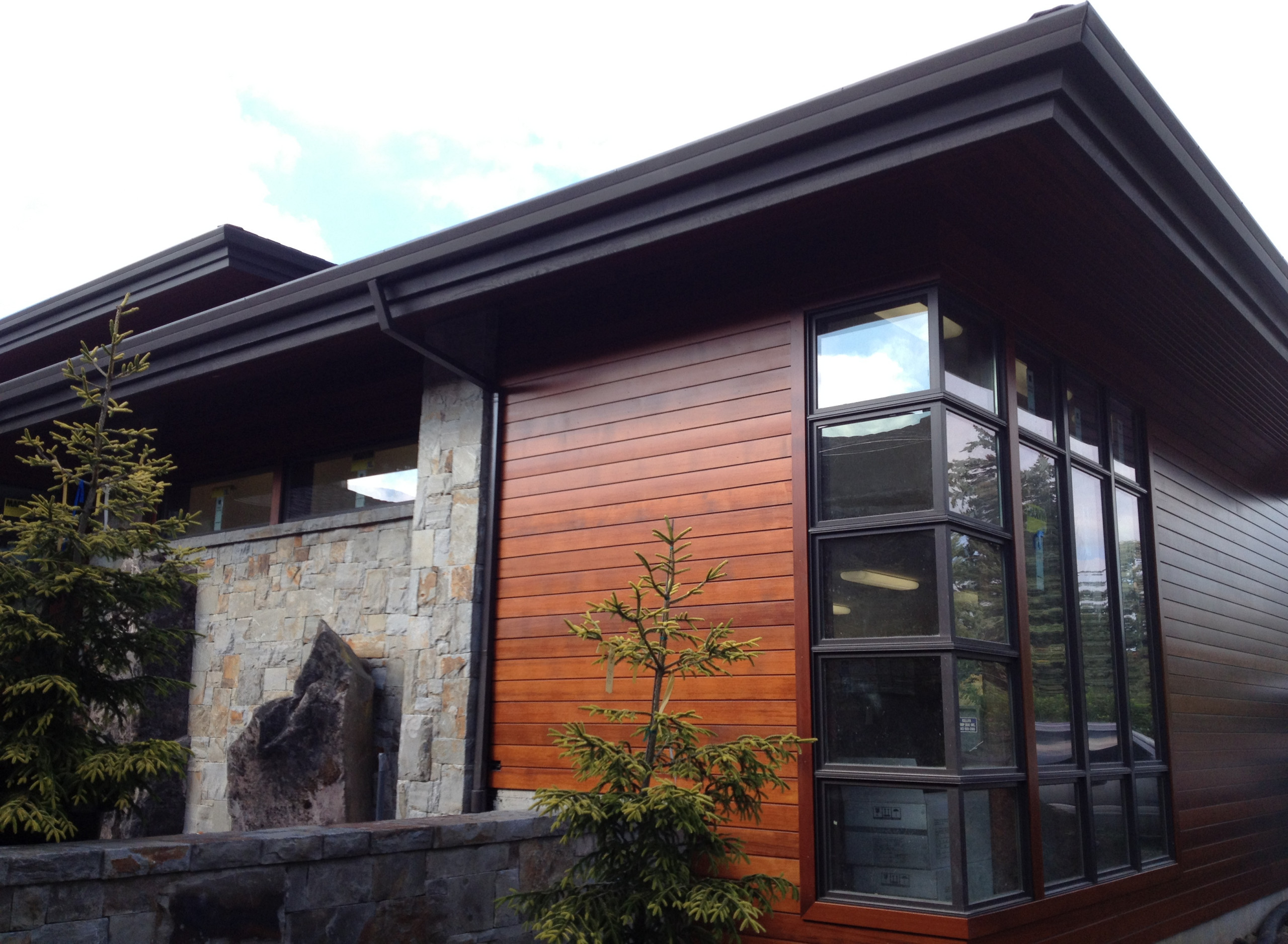 A House On Corner Windows