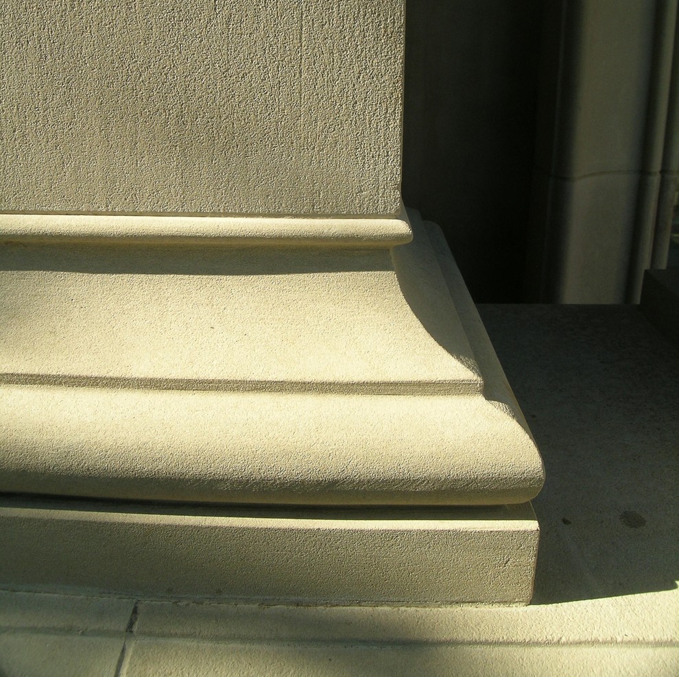 Custom Hand Carved Sillk Road Sandstone Column - Exterior - San Diego ...