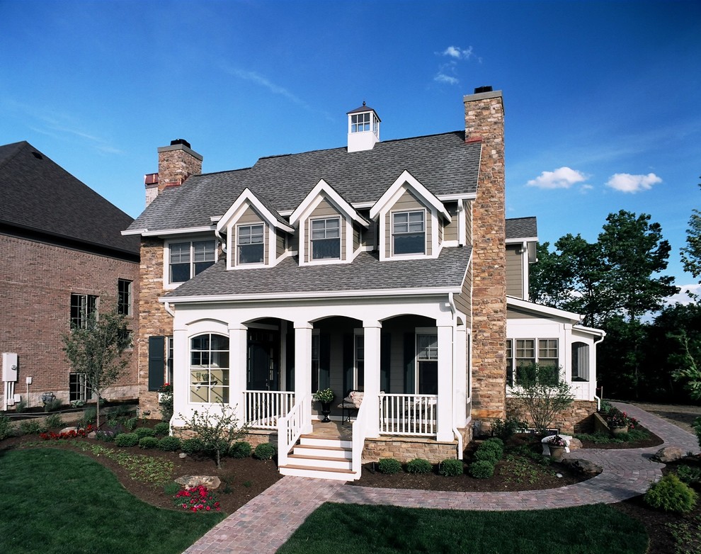 Custom Home Front Elevations - Traditional - Exterior - Indianapolis - by Build | Houzz
