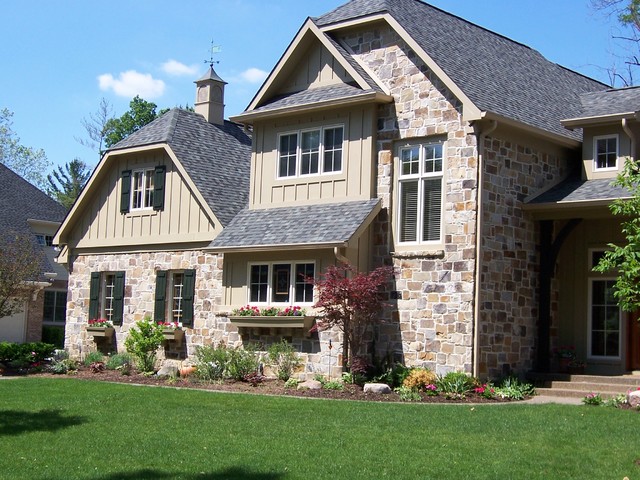 Custom Home Front Elevations - Traditional - Exterior - Indianapolis - by Build | Houzz AU