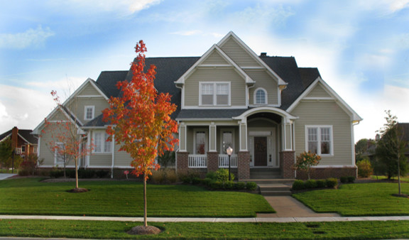 Custom Home Front Elevations - Klassisch - Häuser - Indianapolis - von ...
