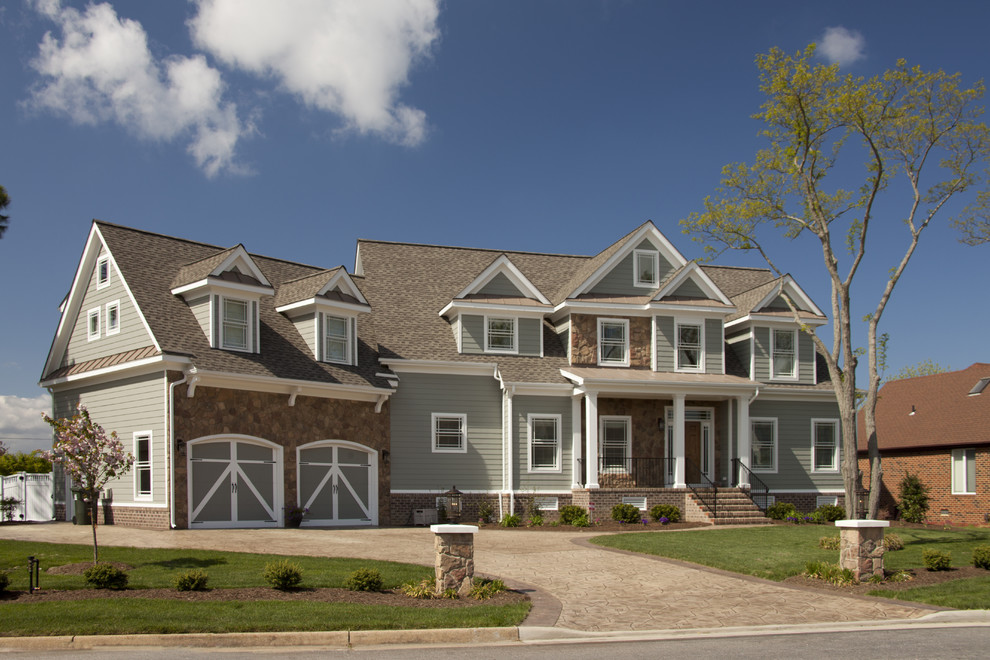 Custom Home- Front View - Farmhouse - Exterior - Other - by T.R ...