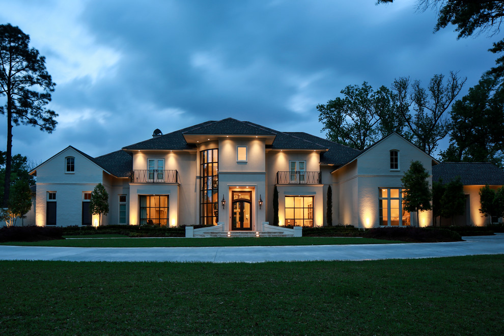 Custom Home in South Baton Rouge, LA - Transitional - House Exterior ...