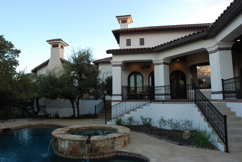 Custom Home- Spanish Mediterranean in Cordillera Ranch - Mediterranean ...