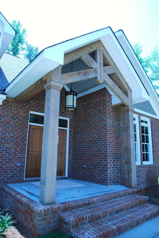 Custom Home with Semi-Open Floor Plan - Traditional - Exterior ...