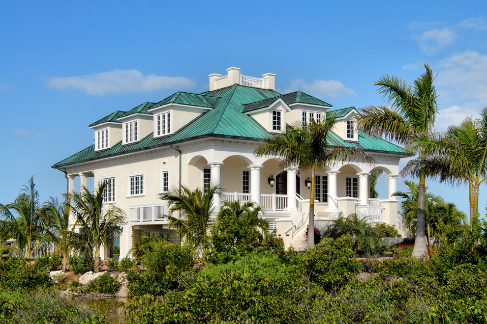 Custom Homes - Coastal - House Exterior - Miami - by John F. Heltzel ...