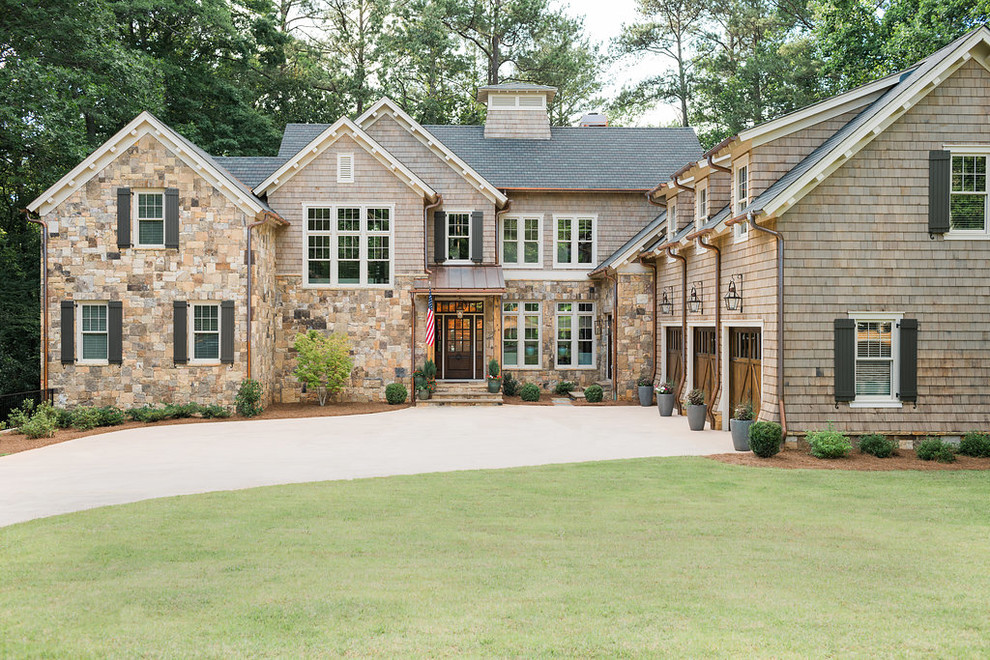 Custom Lake Home New Build - Beach Style - Exterior - Atlanta - by New ...
