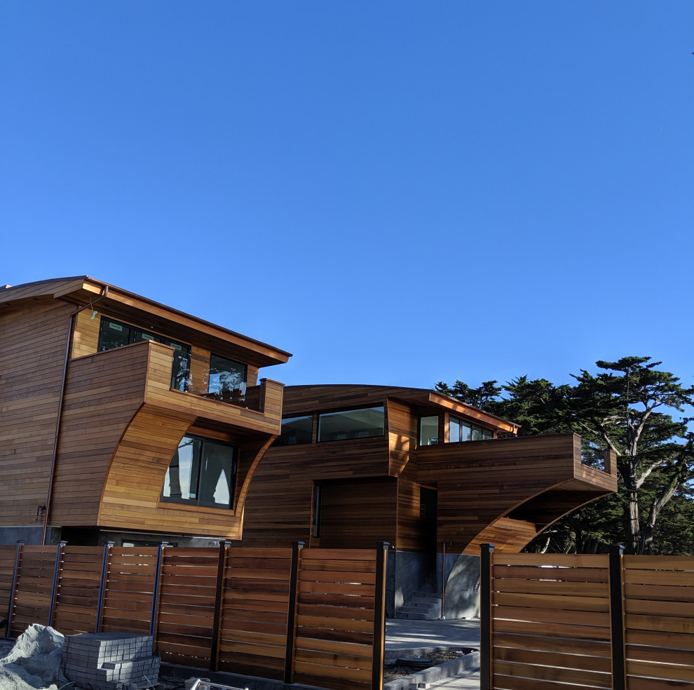 Custom Milled Clear, VG Western Red Cedar Siding - Modern - Exterior ...