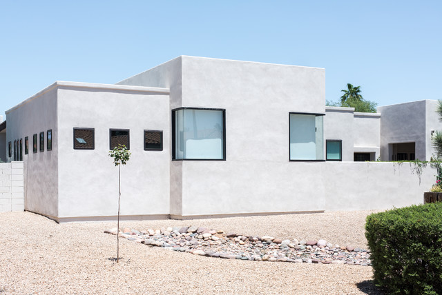 Custom Modern Home - Modern - Exterior - Phoenix - by Dwellboldly ...