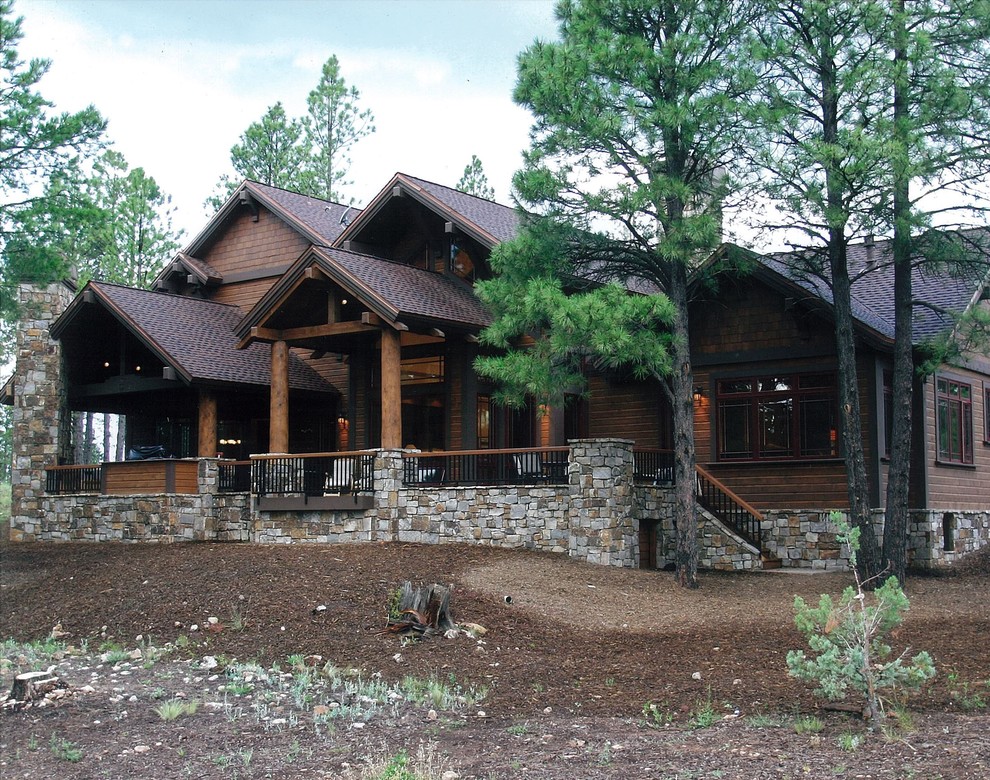 Custom Mountain Homes of Northern Arizona - Craftsman - Exterior ...