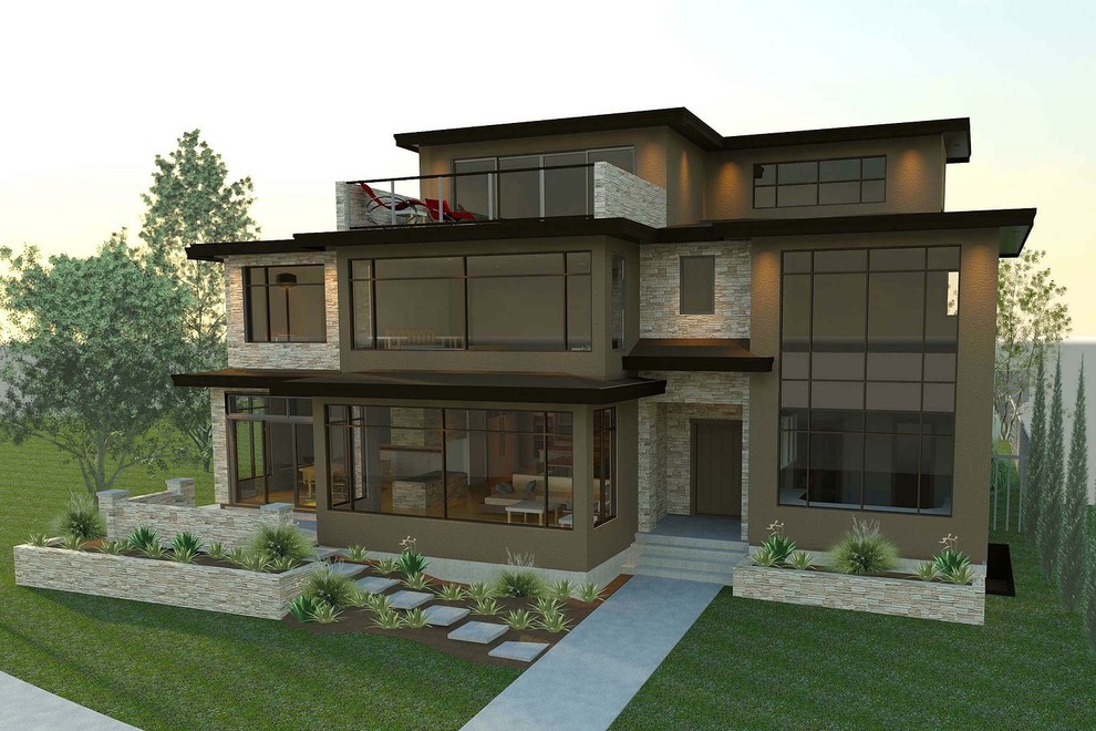 CUSTOM RESIDENCE RENDERING - Exterior - Calgary - by Shannon Mazzei ...