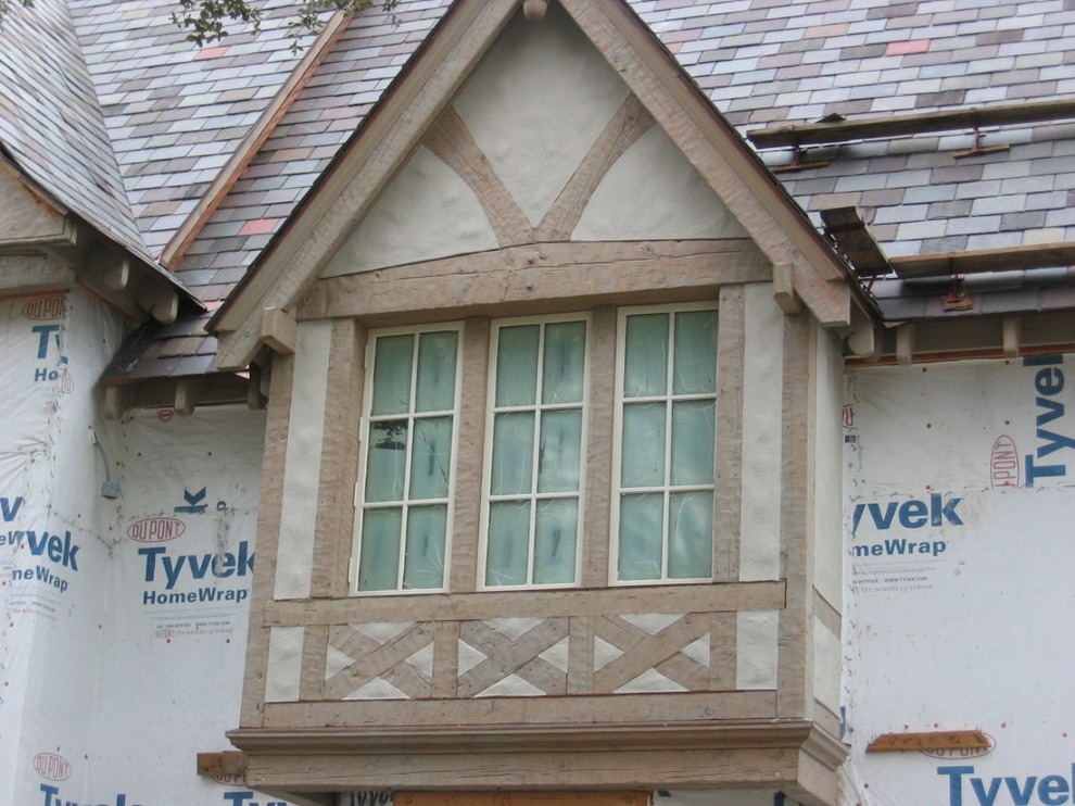 Custom Timber Trusses & Beams - Traditional - Exterior - Dallas - by ...