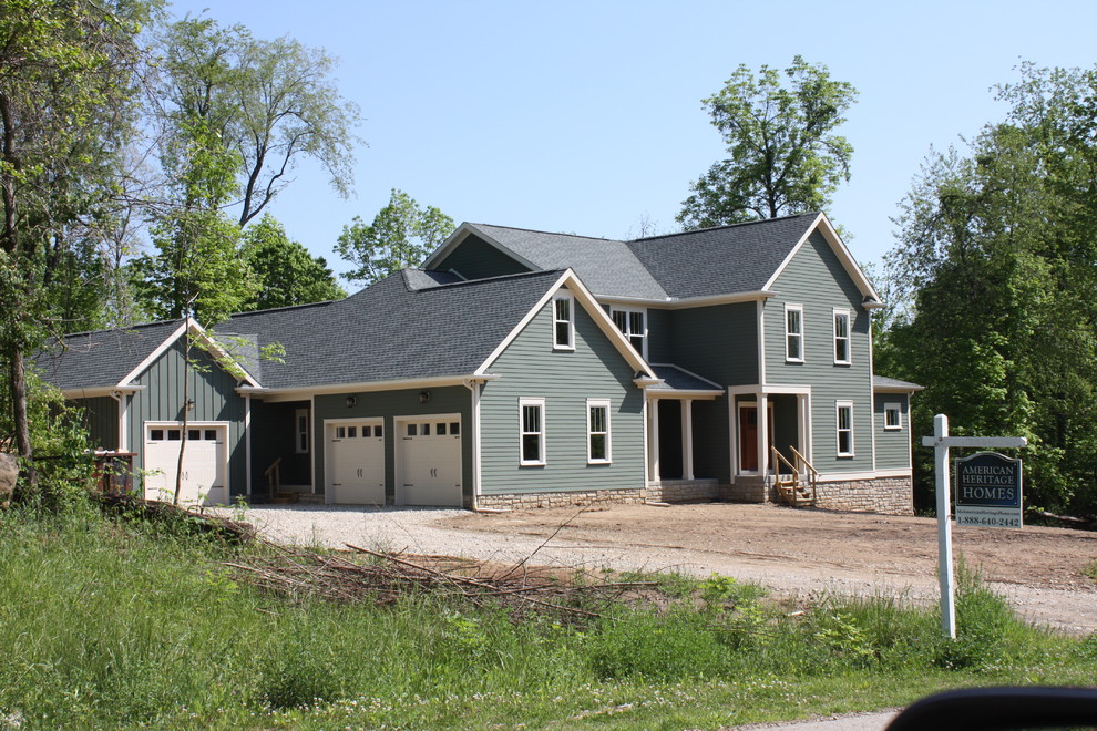 Custom Two-Story Home - Traditional - Exterior - Columbus - by American ...