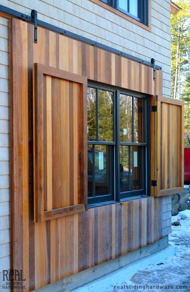 Custom Window Shutter - Traditional - Exterior - Seattle - by RealCraft ...