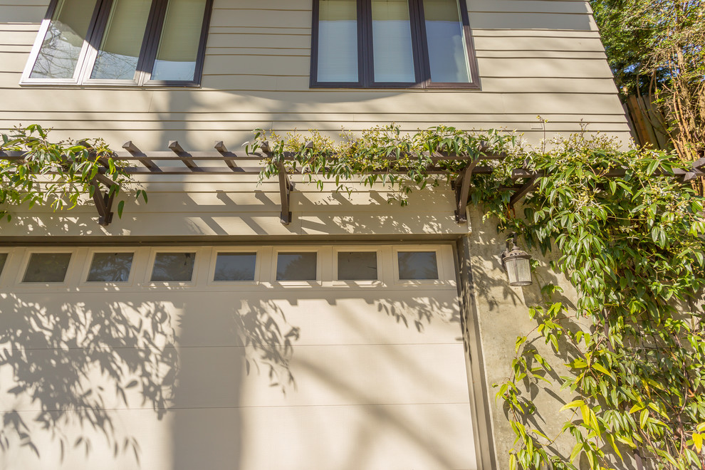 Custom wood trellis and landscape - Modern - Exterior - Seattle - by ...