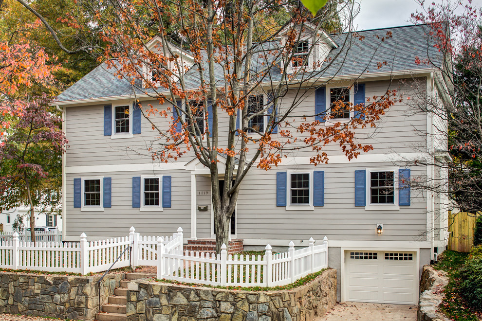 Cute Colonial - Transitional - Exterior - DC Metro - by Koncept Design ...