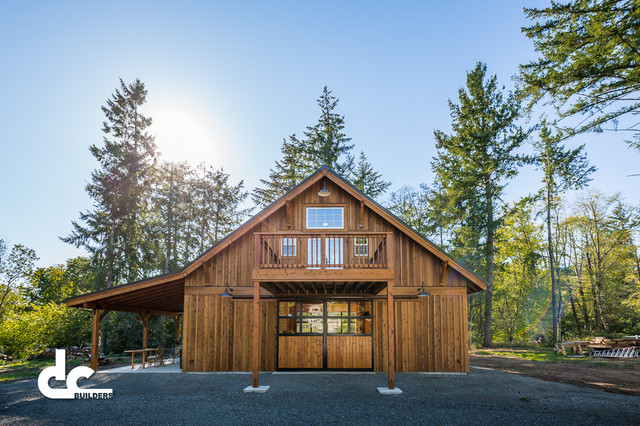 Damascus, Oregon Party Barn - Casa de campo - Fachada - Portland - de ...