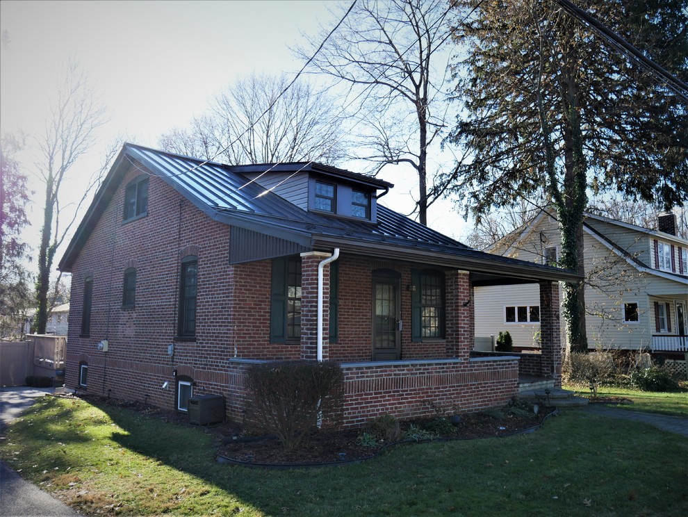 Dark Brown Standing Seam Metal Roof on Colonial Home in Media, PA ...