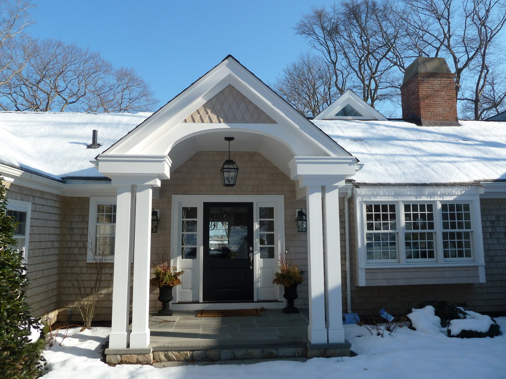 Dated Home Gets Coastal Facelift - Traditional - Exterior - Boston - by ...