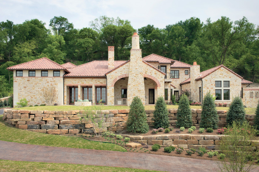 David Lewis Builder Exterior - Mediterranean - House Exterior - Dallas ...