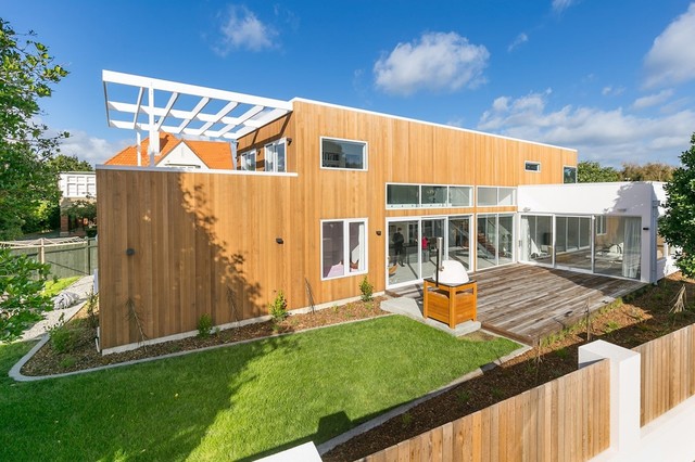 David Reid Homes Lower Hutt Design and Build - Moderne - Façade ...