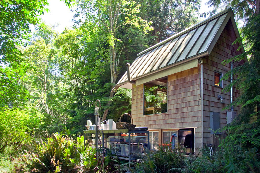 Decatur Island Cabin - Rustic - House Exterior - Seattle - by Robert ...