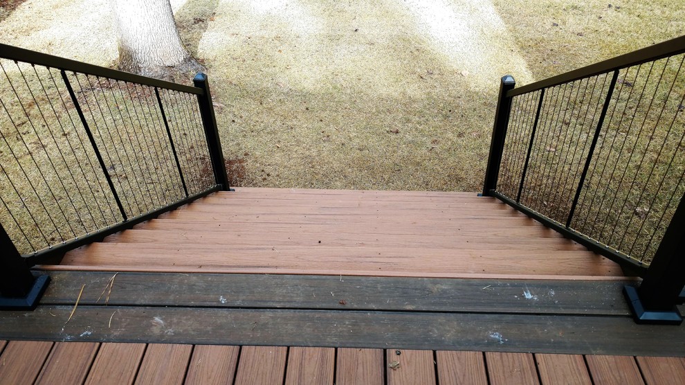 Decks with Trex Transcends and Fortress Cable Railing - Traditional ...