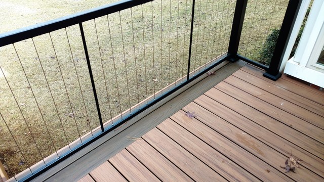Decks with Trex Transcends and Fortress Cable Railing - Traditional ...