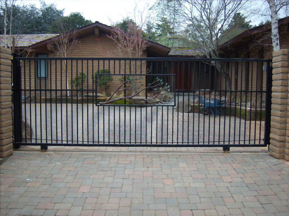 Decorative Slide Gate - Contemporary - Exterior - San Francisco - by ...