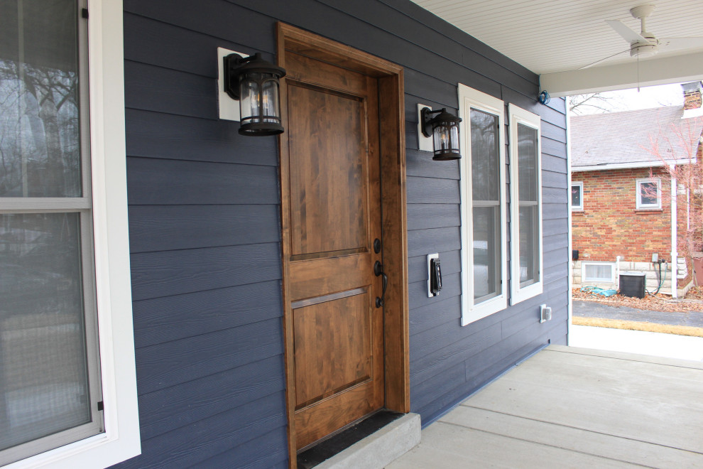 Deep Ocean James Hardie Siding | Brentwood, MO - Classique - Façade ... Deep Ocean James Hardie Siding | Brentwood, MO - Classique - Façade ...