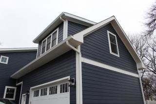 Deep Ocean James Hardie Siding | Brentwood, MO - Traditional - Exterior ...