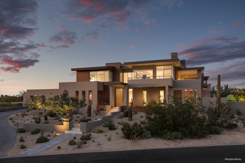 Desert Contemporary - Contemporary - Exterior - Phoenix - by Dale ...