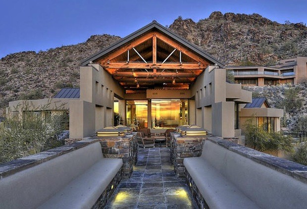Desert Contemporary Hillside - Contemporary - Exterior - Phoenix - by ...