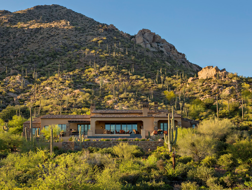 Desert Mountain House - Southwestern - Exterior - Phoenix - by Full ...