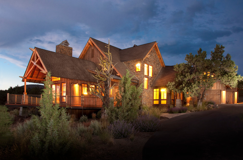 Desert Ranch - Rustic - Exterior - Portland - by Homeland Design, llc ...