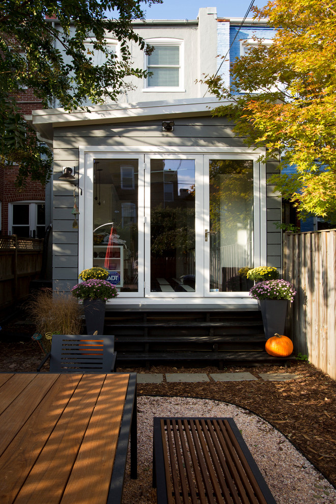 Design-Build Row House Renovation in Washington, DC - Transitional ...