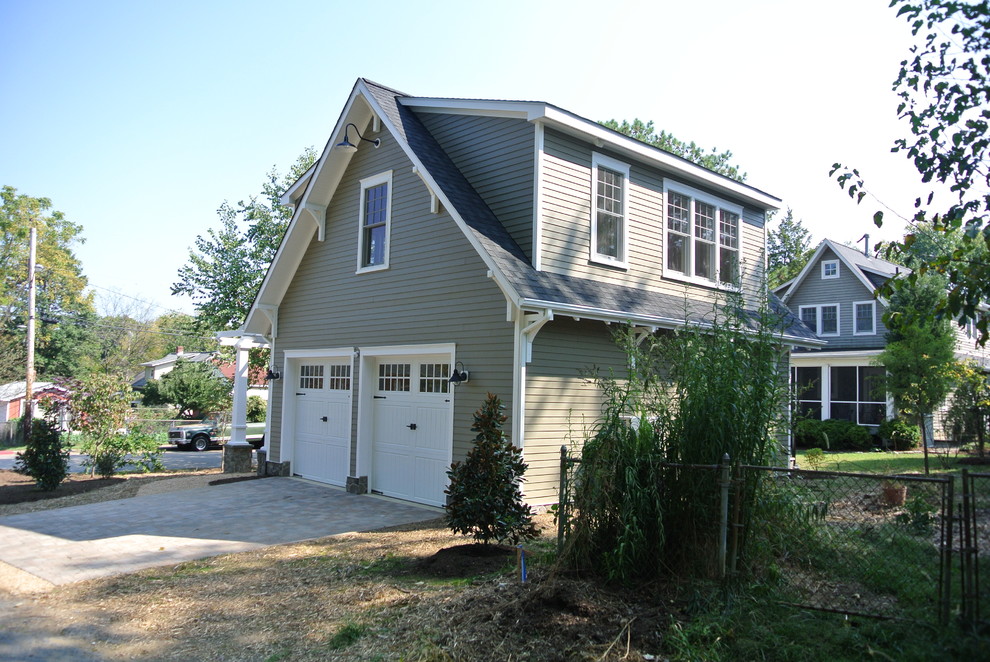 Detached Garage with Apartment - Craftsman - Exterior - Baltimore - by ...