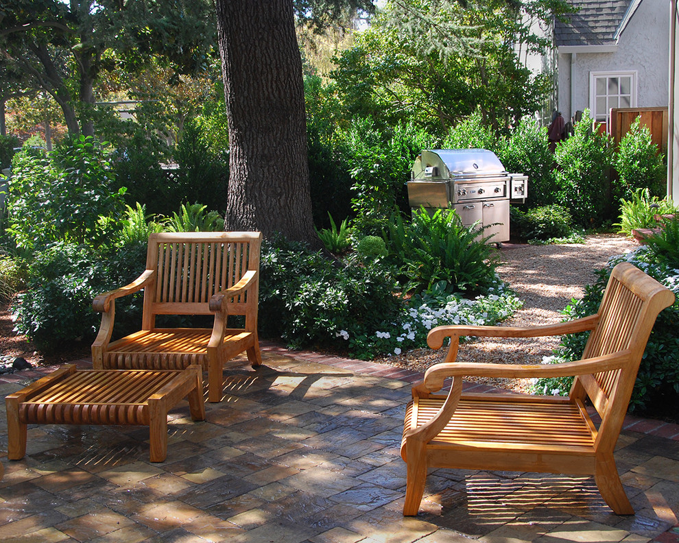 Dining Patio with Grill - Traditional - House Exterior - San Francisco ...
