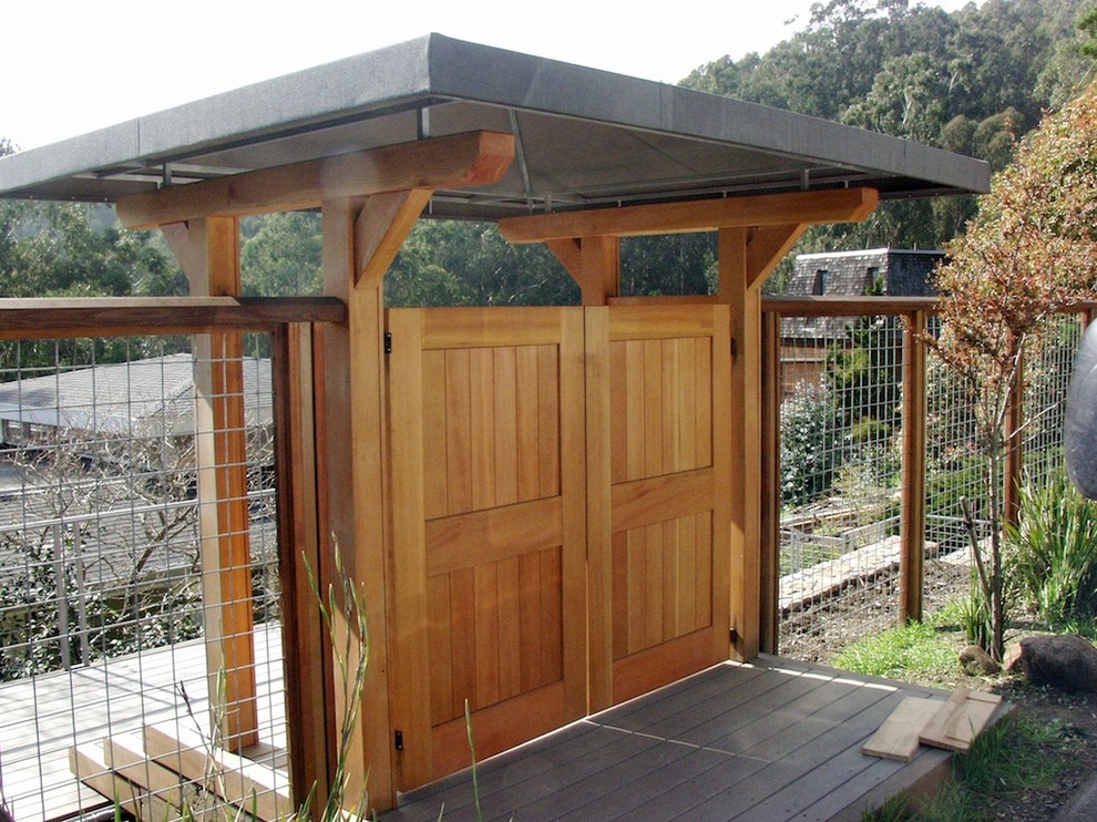 douglas fir gate - Contemporary - Exterior - San Francisco - by Paul ...