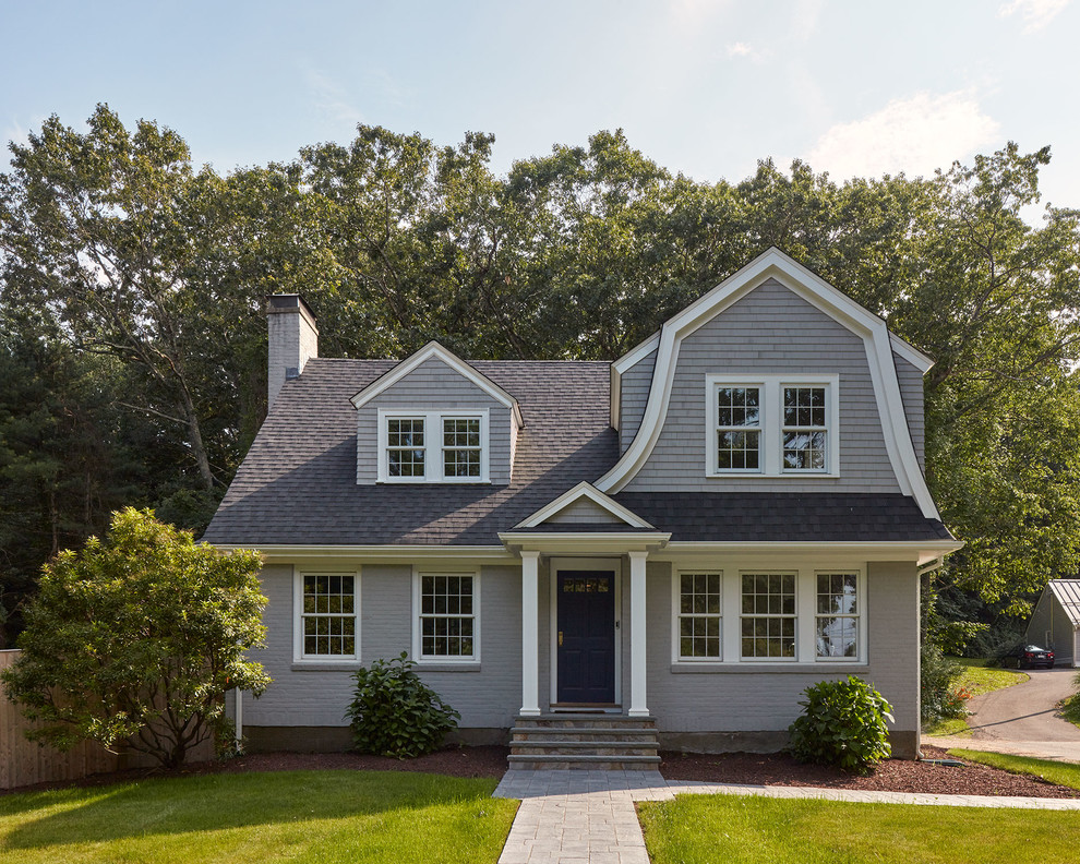 Dover Shingle House - Transitional - House Exterior - Boston - by Chace ...