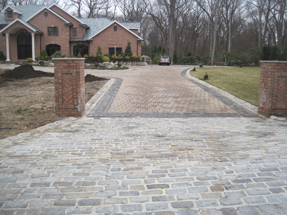 Driveway Aprons - Traditional - Exterior - New York - by Legacy Brick ...