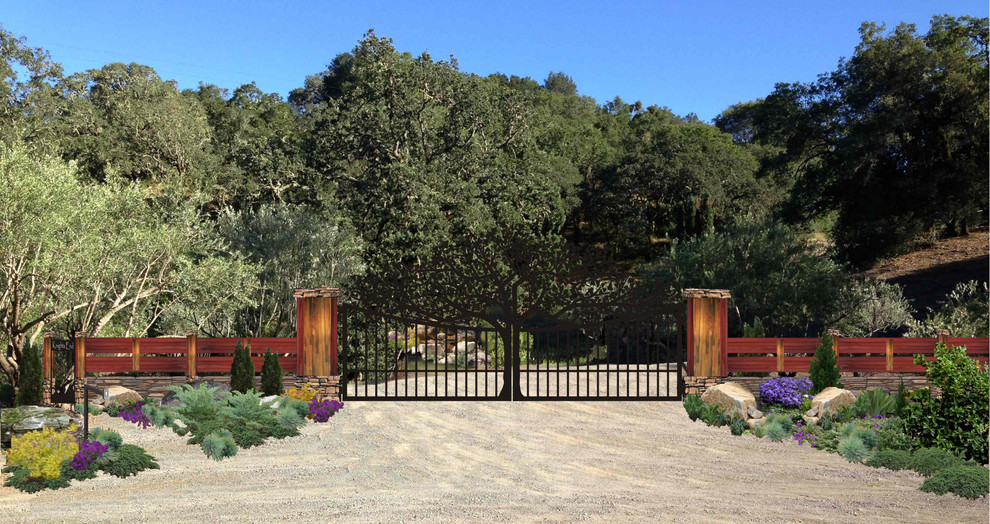 Driveway gates, how we build them - Eclectic - Exterior - Charlotte ...