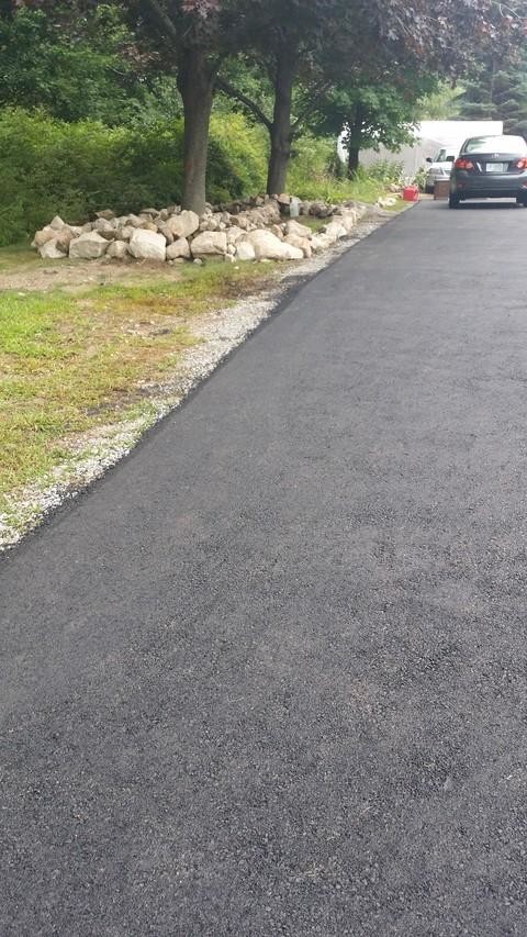 Driveway - single lane to double lane - Contemporary - Exterior ...