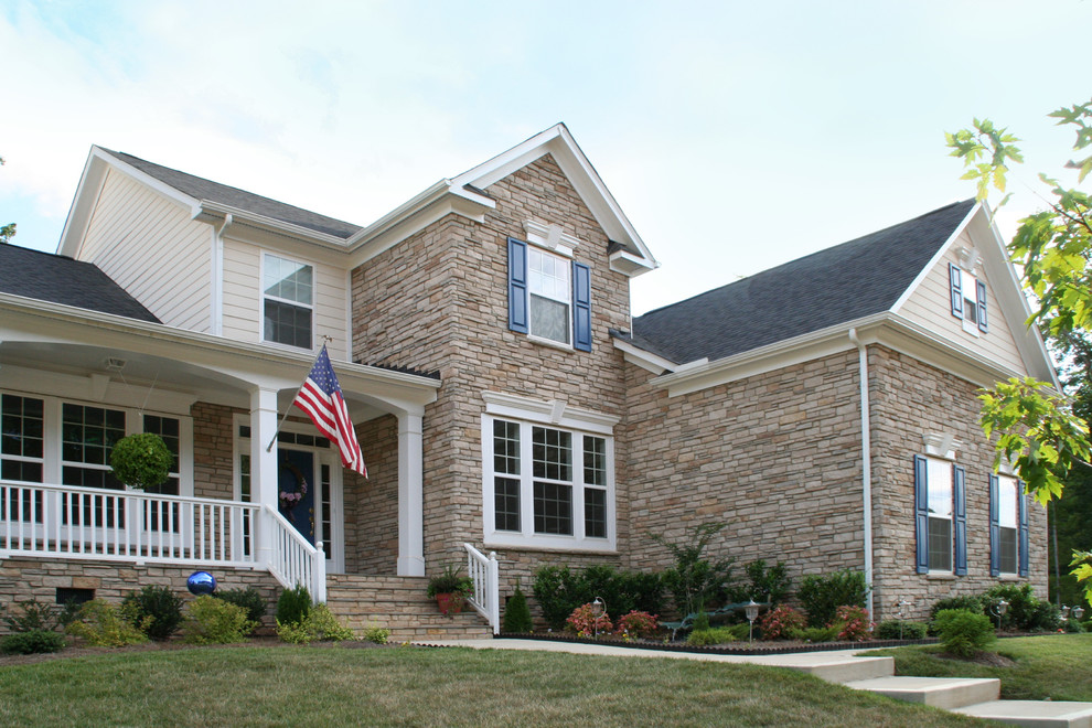 Dry Stack Stone Siding for Home Exterior Accents - Traditional ...