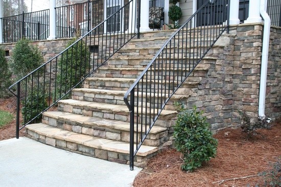 Dry Stack Stone Siding for Home Exterior Accents - Traditional - House ...