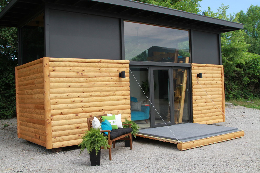 Dumpster turned tiny home - Contemporary - Exterior - Other - by ...