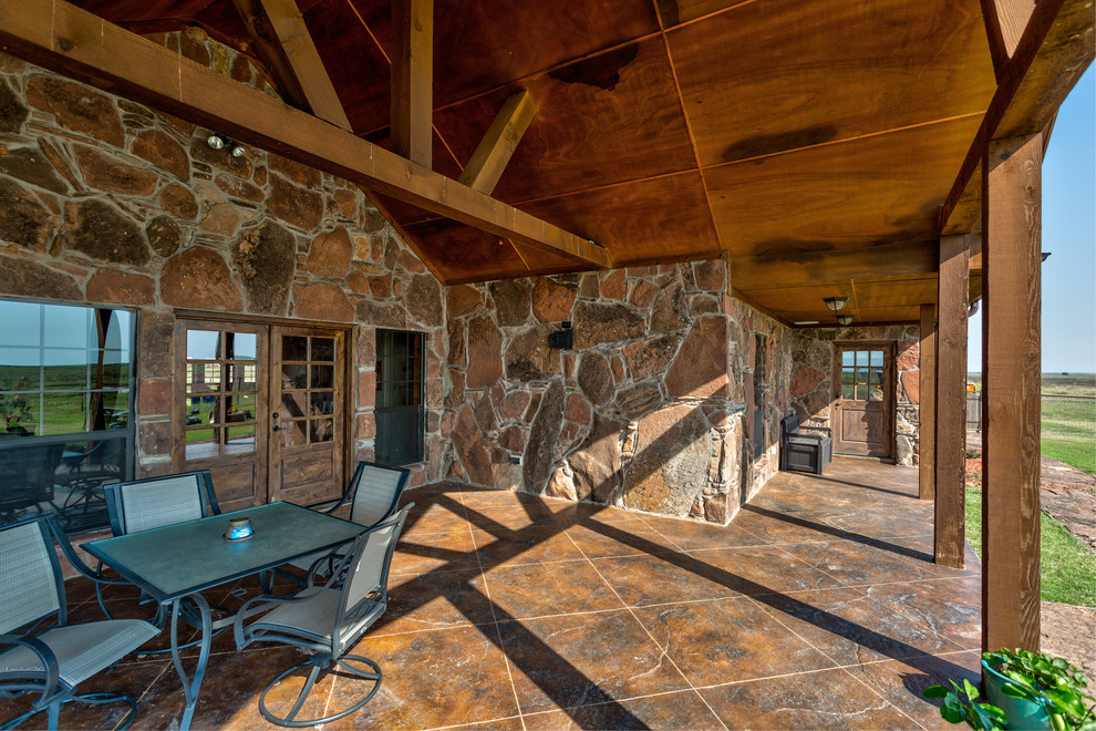 Dundee Custom Ranch Home - Rustic - Exterior - Austin - by First Choice ...